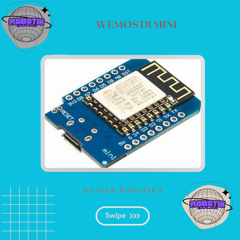 Wemos D1 Mini NodeMCU 4MB - WiFi Module IoT Internet ESP8266 ESP-12 E ...