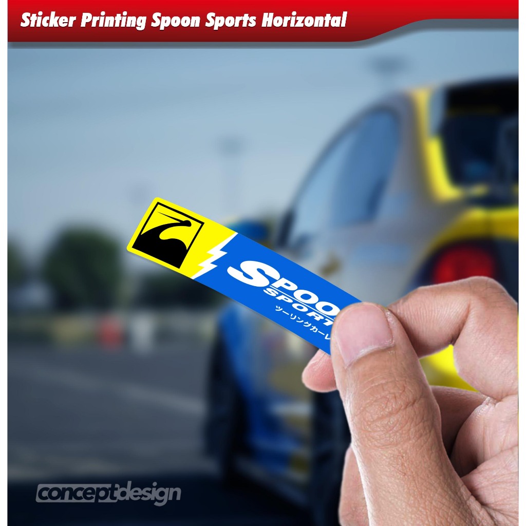 Horizontal Sports Spoon Sticker | Shopee Malaysia
