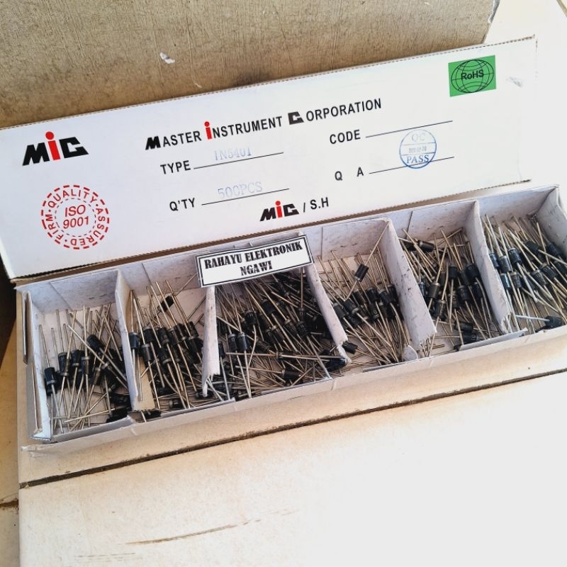 Diode 3A 1N5401 Rectifier Diode IN5401 1N 5401 3 Amper | Shopee Malaysia