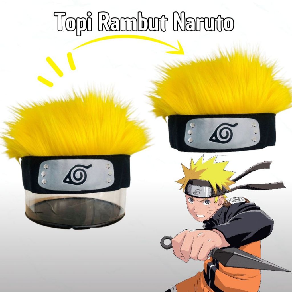 Naruto Hair Caps, Men's Cosplay Hair Caps, Naruto Cosplay Hair Caps ...