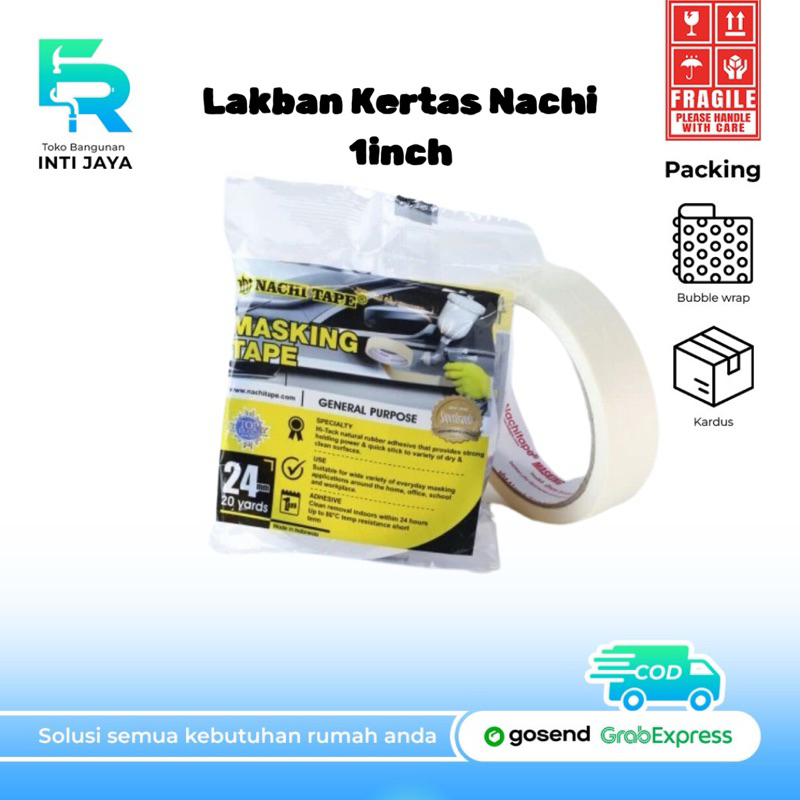 Nachi Paper Duct Tape 1 inch & 2 inch | Shopee Malaysia