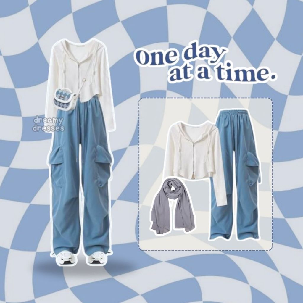 One Set 54 - Korean Women's Suit Set One Set Kece Aesthetic Cool Outfit ...