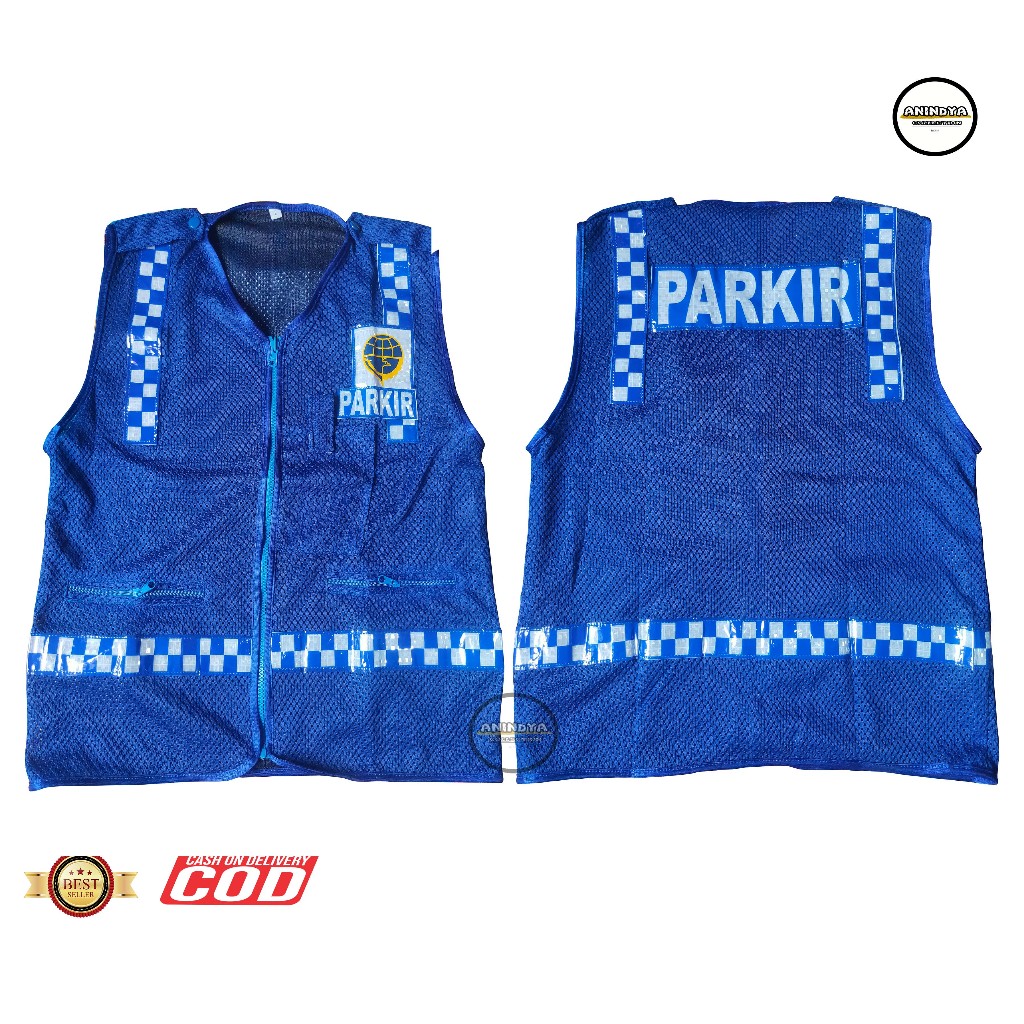 Navy mesh parking vest / Work vest / Field vest / safety vest / Men's ...