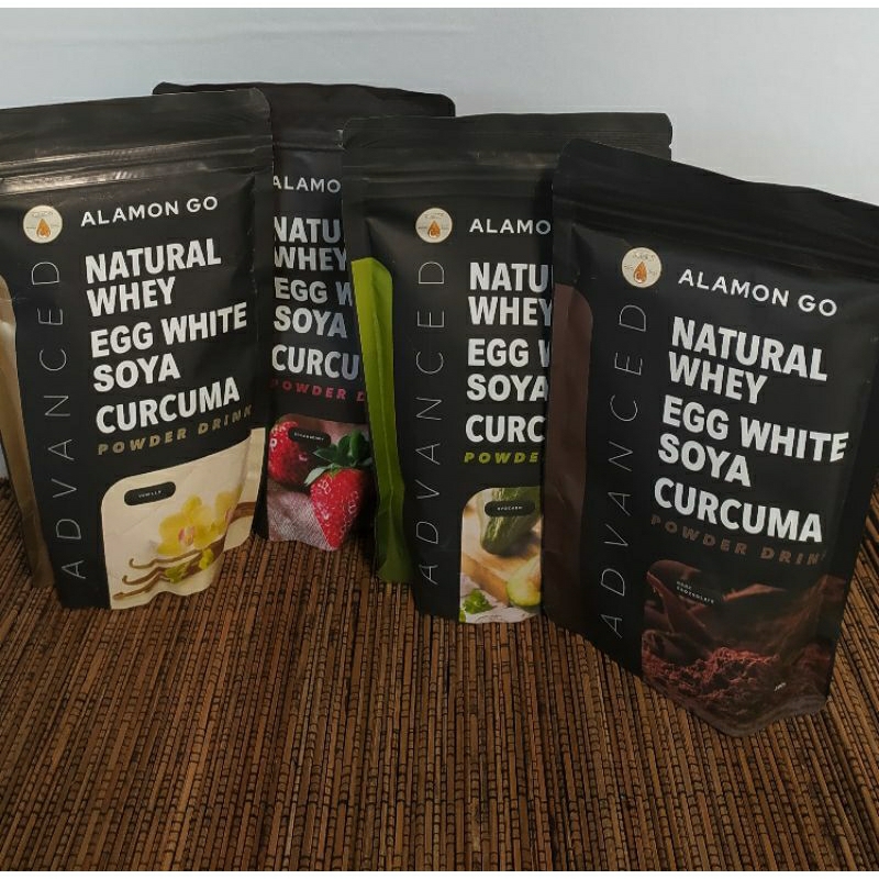 WEIGHT GAIN NATURAL WHEY ALAMON MILK (EGG, ALBUMIN & CURCUMA) | Shopee ...