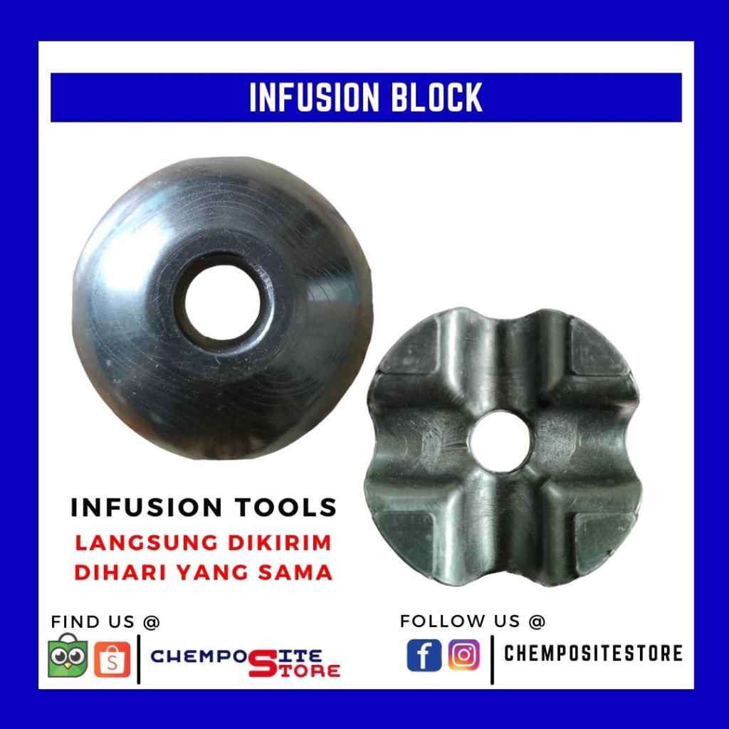 Infusion block for vacuum infusion contains 5 pcs | Shopee Malaysia
