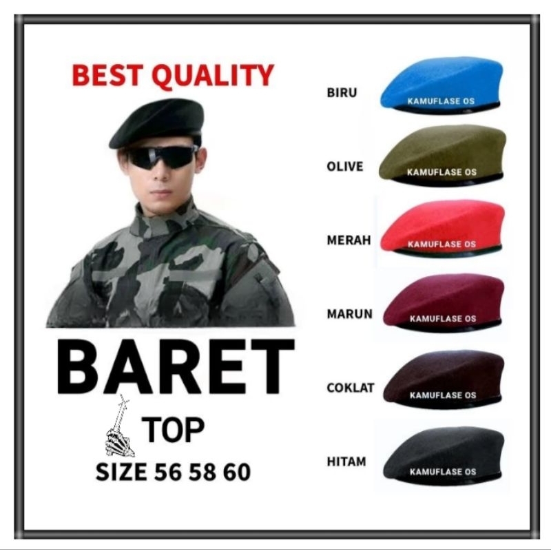 Diixsi - Full color Premium Beret Hats, Police Berets / Banser Berets ...