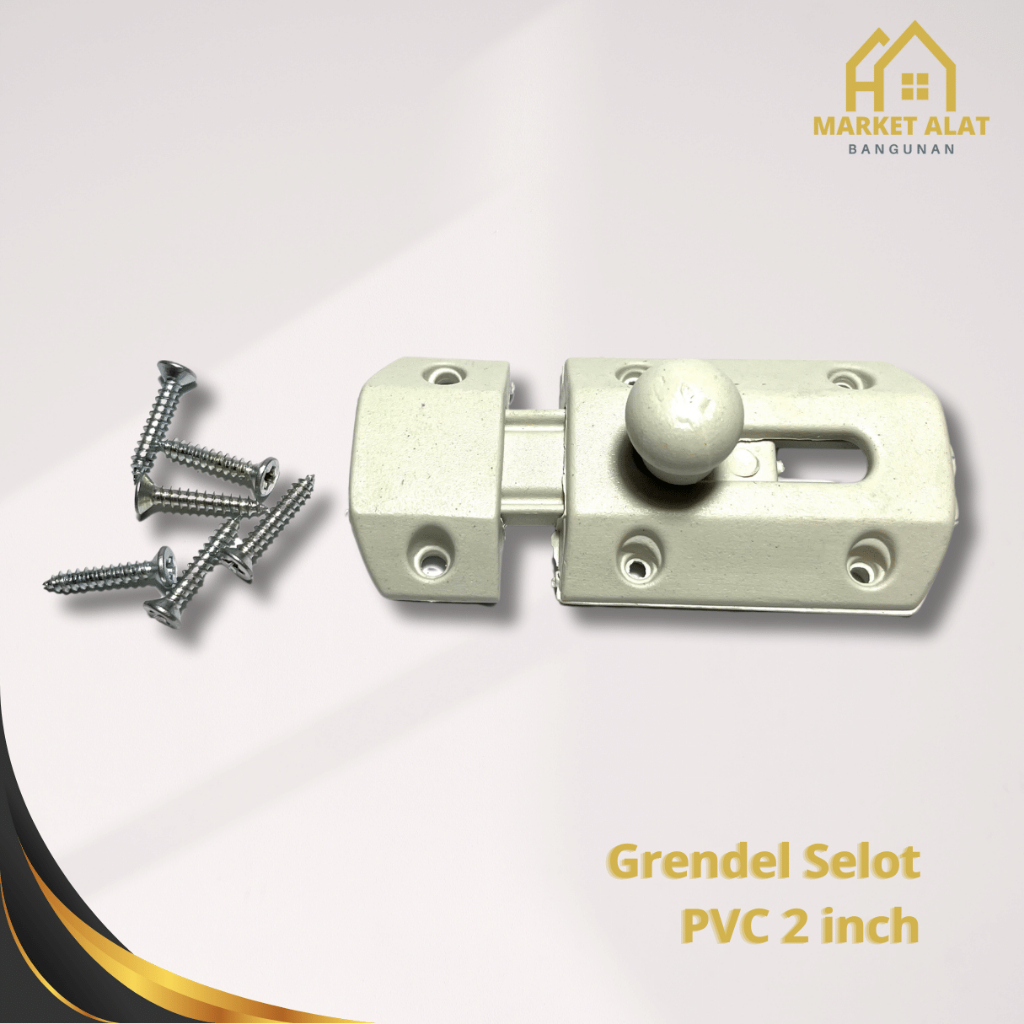 PUTIH 2" PVC Latch / Latch / 2 Inch Plastic Slot, White | Shopee Malaysia