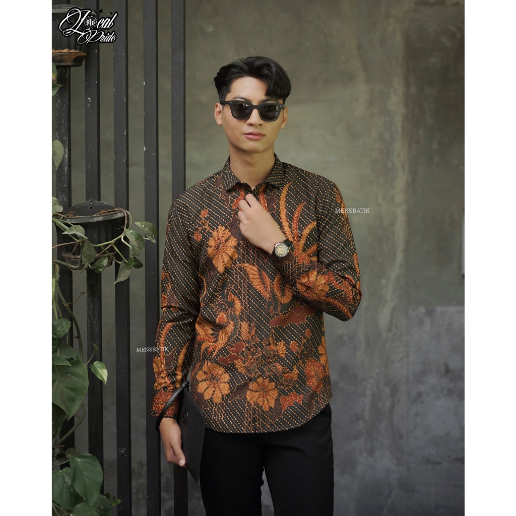 Men Sogan - Cakti Sawunggaling - Men's batik - batik Shirt - Men's Long ...
