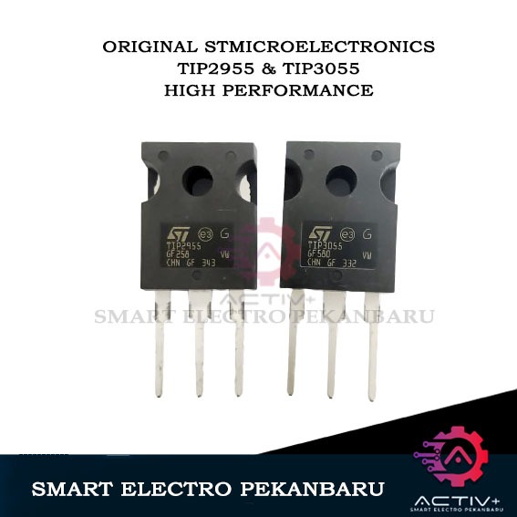 Original TIP2955 & TIP3055 1 SET STMICROELECTRONICS TRANSISTOR ORIGINAL TIP2955 And TIP3055 TIP ...