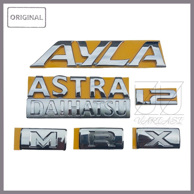 Ayla Original Astra Daihatsu Emblem / Ayla Emblem Writing Logo Type XRM ...