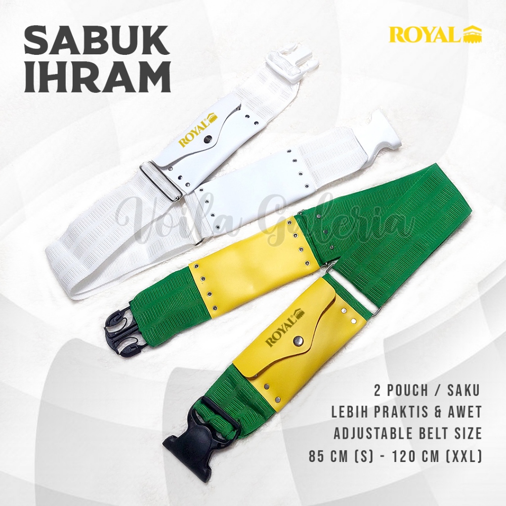 Royal Hajj Umrah Ihrom Belt - Seamless Ihram Belt | Shopee Malaysia