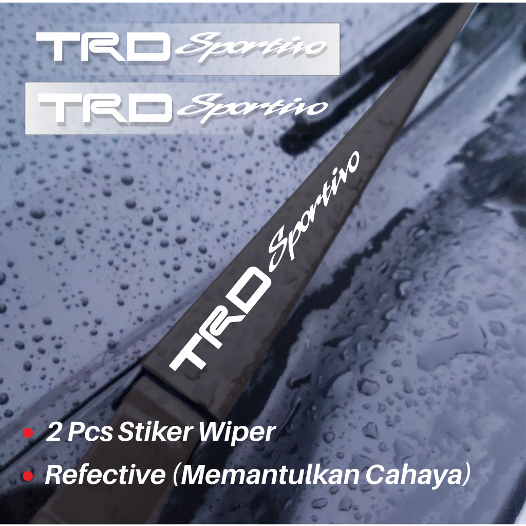Trd Sportivo Cutting Stickers Suitable for Toyota Car Wiper Variations ...