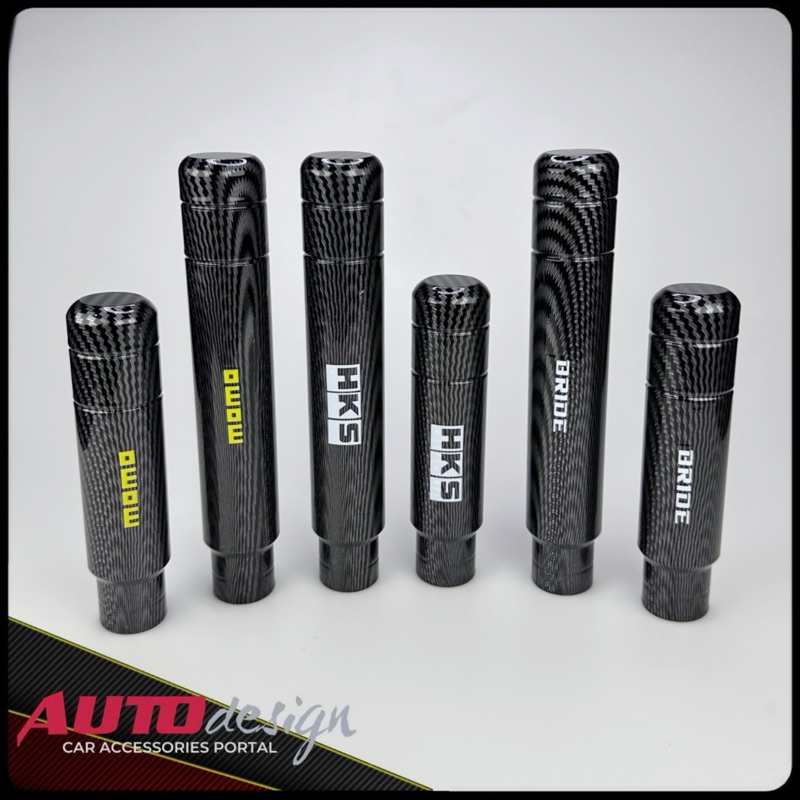 Momo HKS BRIDE Shift Knob Universal Carbon Aluminum Car Gear Lever ...