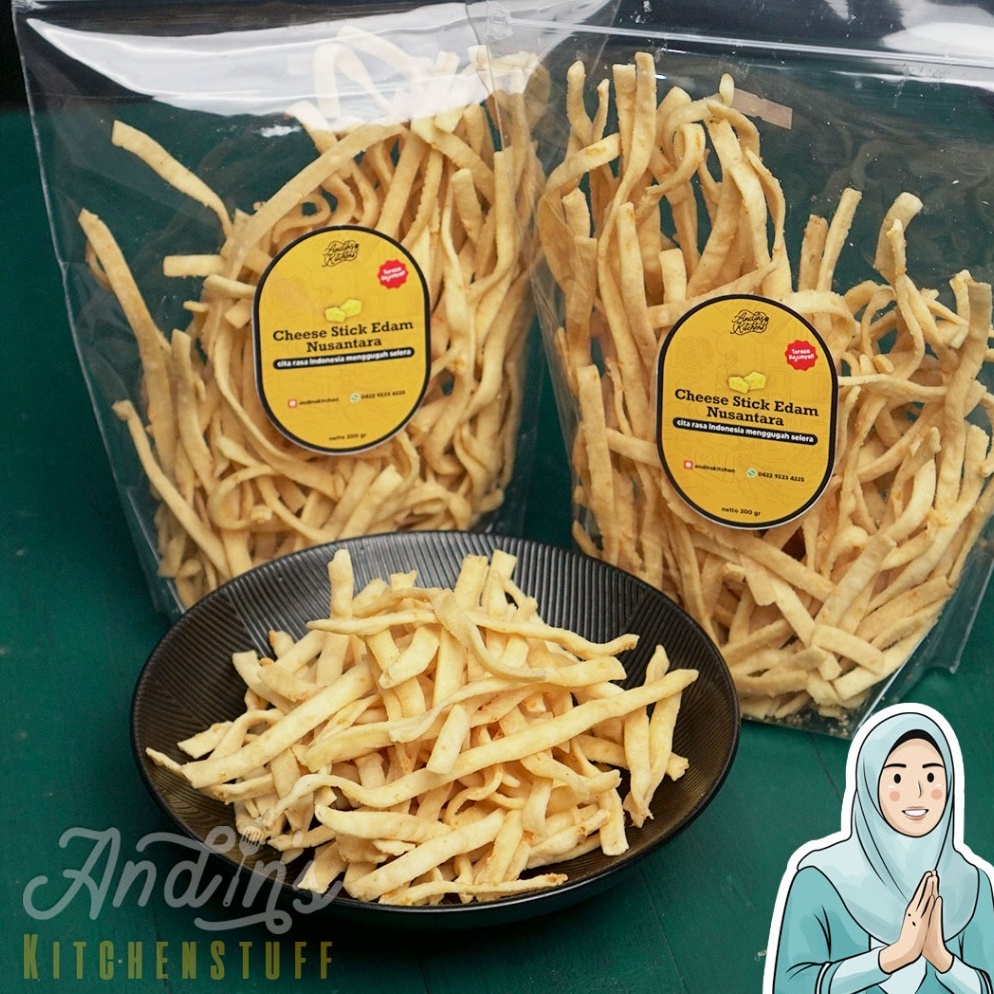 LEBAY Cheese Stick Edam Nusantara 2 grams Crispy and its Edam Cheese ...