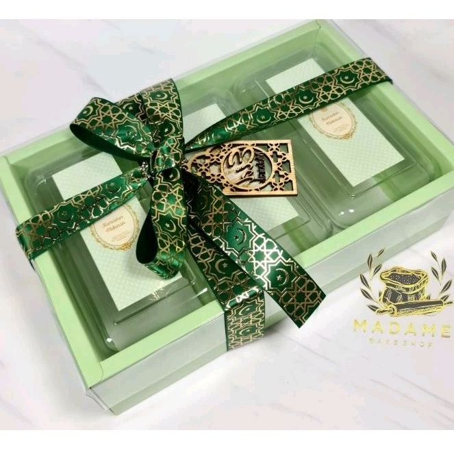 (PER 5 PCS) BOX of 3 Jars/ Dry Cake BOX/ Bolu Brownies BOX/Eid BOX (BOX ...