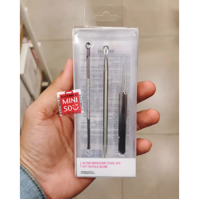 MINISO Professional Acne Remover Tool Kit (3pcs) | Shopee Malaysia
