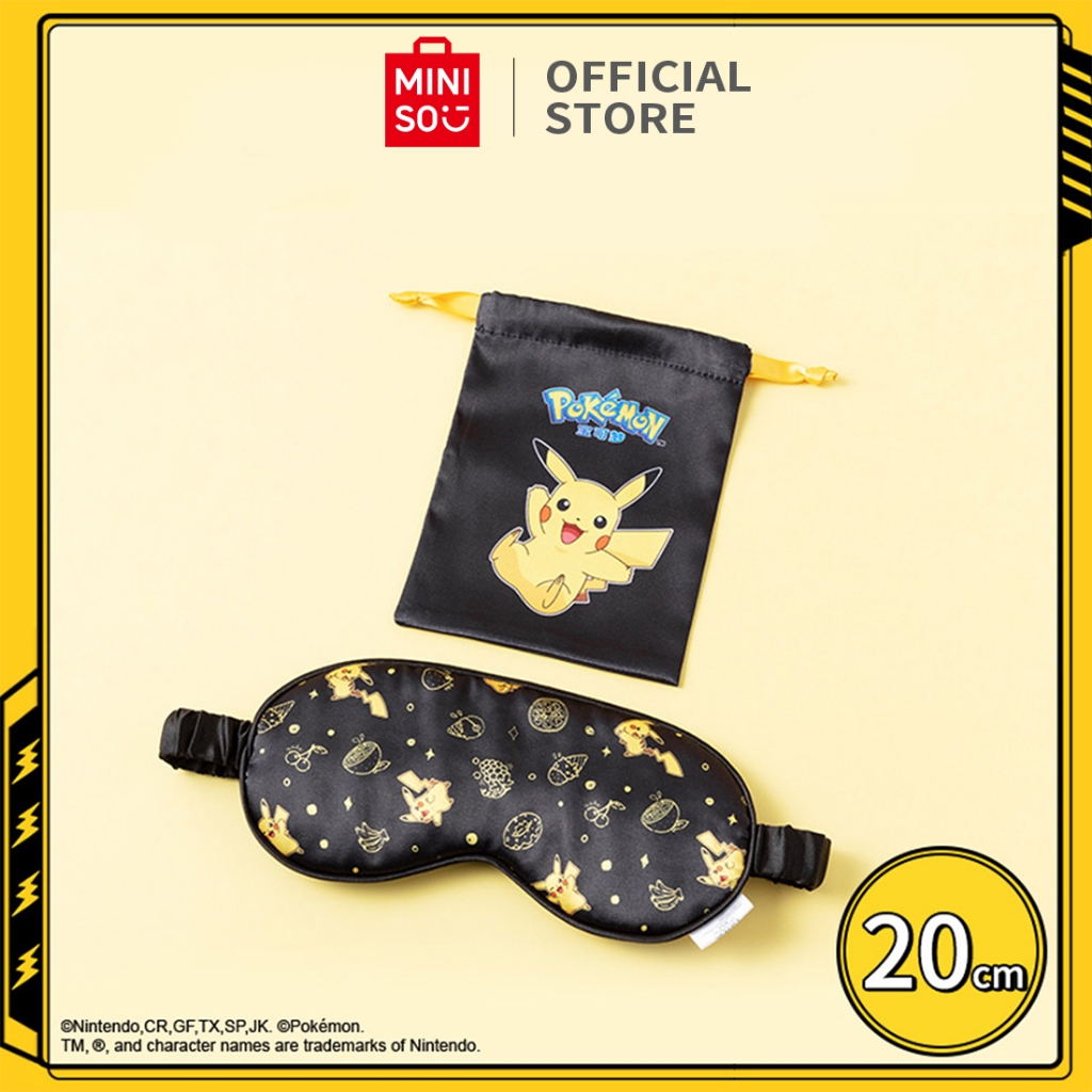 MATA Miniso X Pokémon Pokemon Eye Mask Eye Mask Eye Cover Sleeping Eye ...