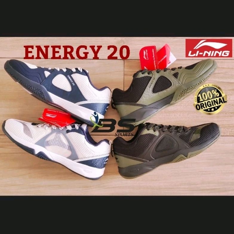 Original LINING ENERGY 20 BADMINTON SHOES | Shopee Malaysia