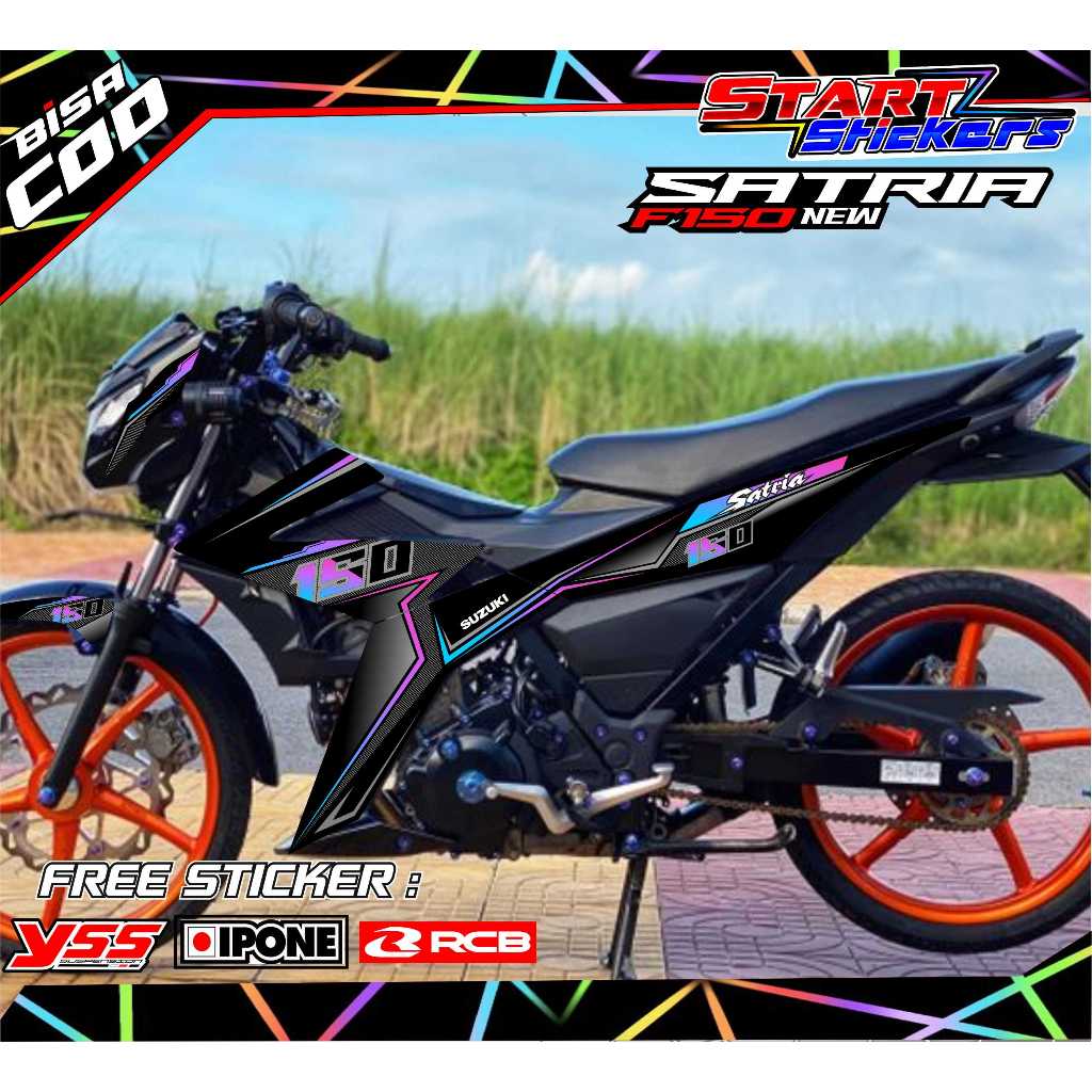 Suzuki SATRIA F150 NEW Motorcycle Variation STRIPING/SATRIA F150 NEW ...