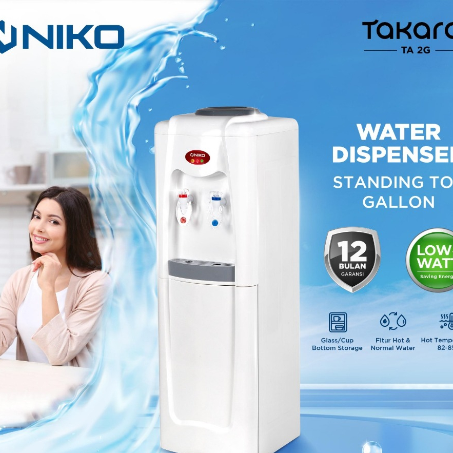 Dispenser NIKO TAKARA TA2G GALLON TOP 2 NORMAL HOT FAUCETS | Shopee ...