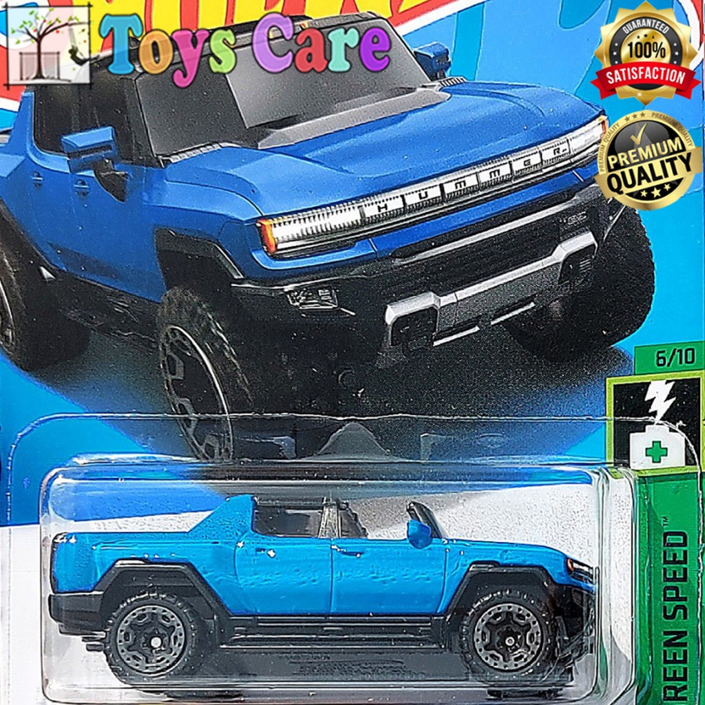 Hotwheels GMC HUMMER EV 2024 Blue - HUMVEE H2 H3T PICKUP JEEP CHEROKEE ...
