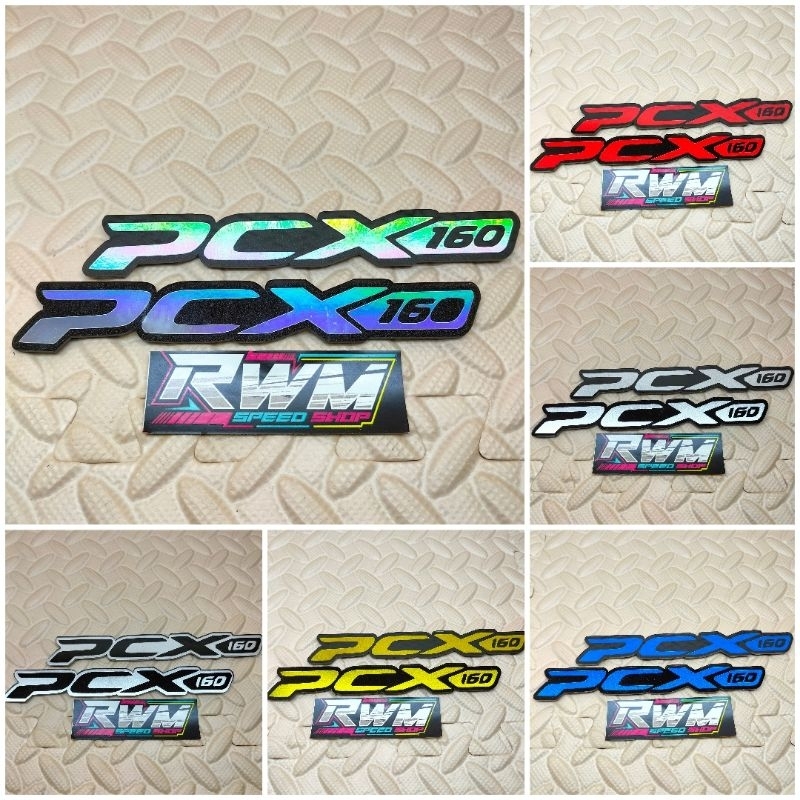 Emblem Honda PCX 160 Logo 3D Emblem Embossed PCX160 Acrylic Acrylic 2mm ...