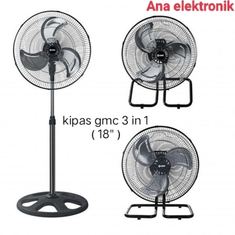 Gmc 18 INCH IRON FAN (3 IN 1) | Shopee Malaysia