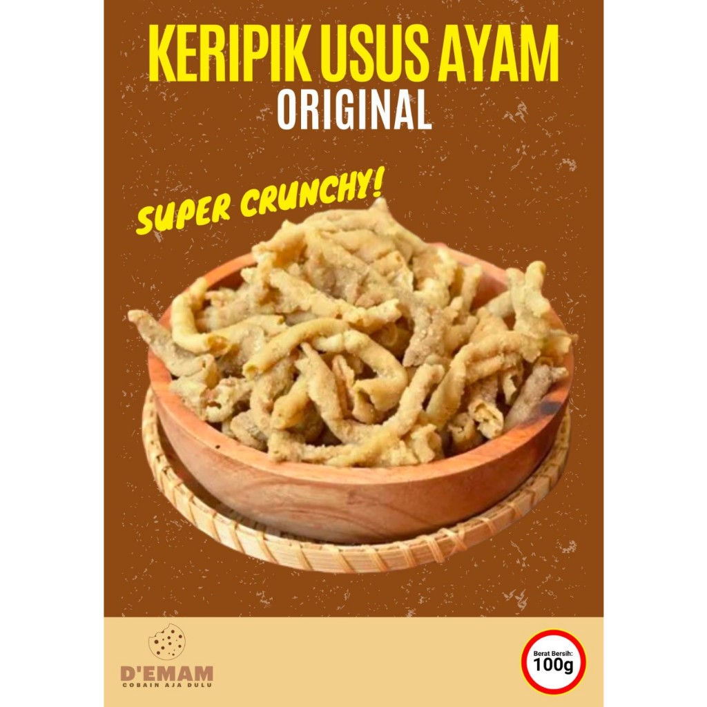 Original Savory Crispy Chicken Intestine Chips Snack Chicken Intestine ...