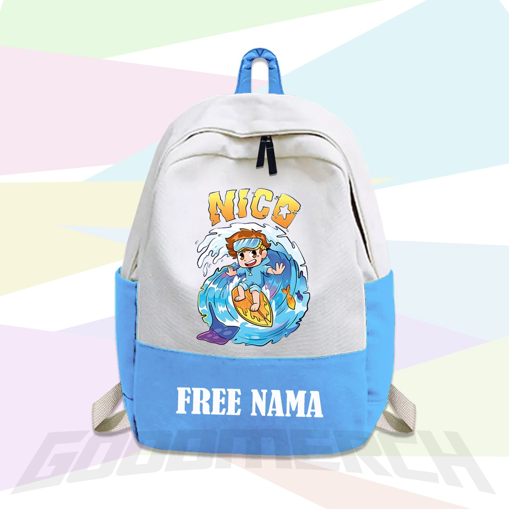 Cash AND NICO MINECRAFT YOUTUBER School Children's Backpack | Shopee ...