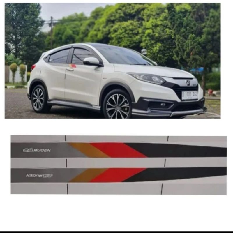 List of HRV Mugen body stickers/ List of Original Honda HR-V Mugen body ...