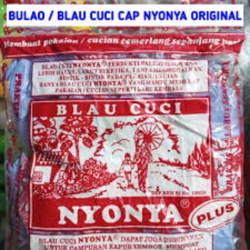 Belau blawu blao wash cap NYONYA original per contains 30 sachets ...