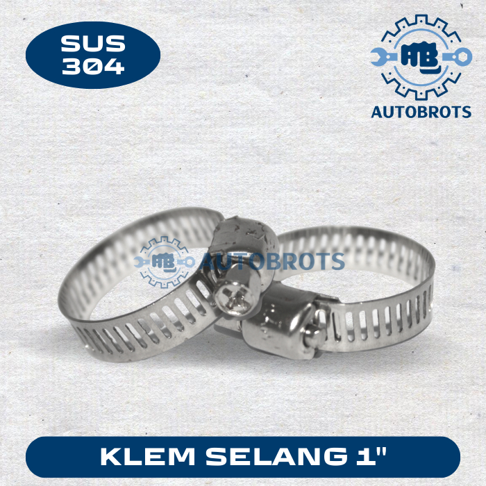 Ss304 Stainless Hose Clamp 1" Inch / Hose Clamp 1" Inch | Shopee Malaysia