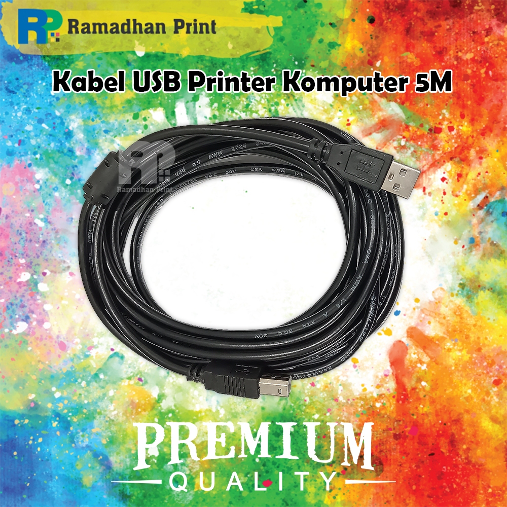 Usb Cable for All New Printer Brands Size 10m 5m 3m Meters Usb Printer ...