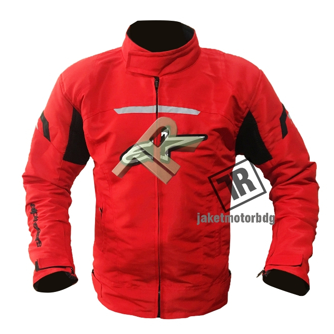 MERAH Aln SR Red Jacket with waterproof Shoulder Elbow and Back ...