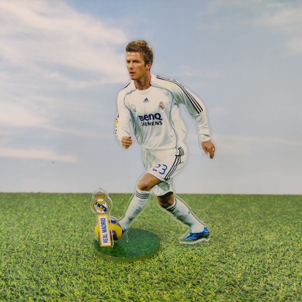 Standee Action Figure Art David Beckham Legend Player Real Madrid ...