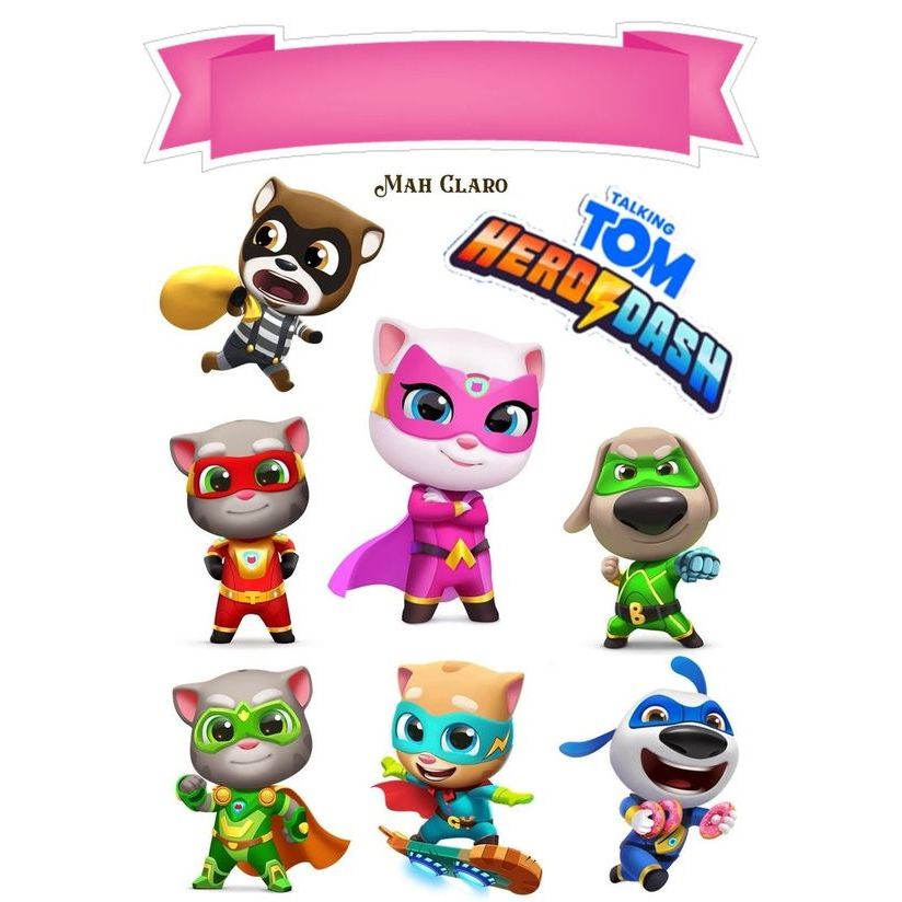 Talking TOM Topper / Happy Birthday Cake Topper Can Request Name and ...