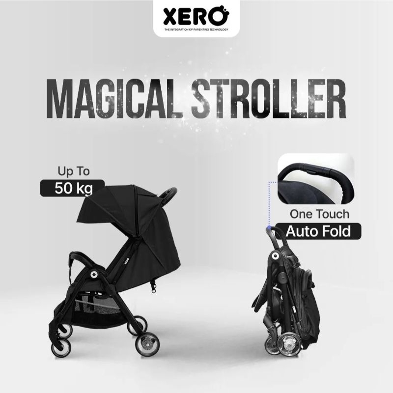 Xero Stroller Auto Fold Cabin Size - Color Options Available | Shopee ...