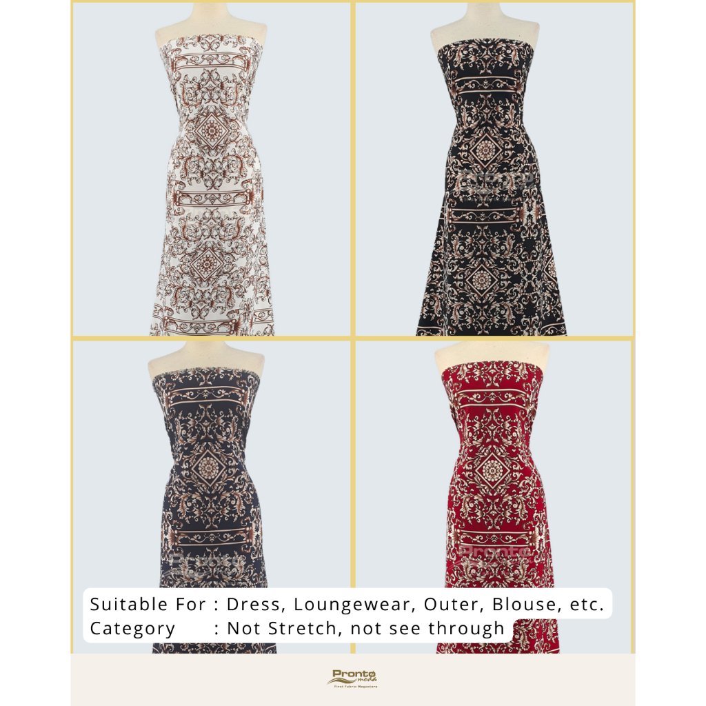 Vintage Seamless Pattern Ottoman Wern Out (Pronto Moda) | Shopee Malaysia