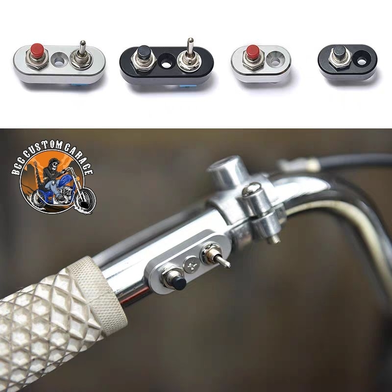 Custom Stretch Handlebar. Handlebar Mount Switch. British Caferacer ...