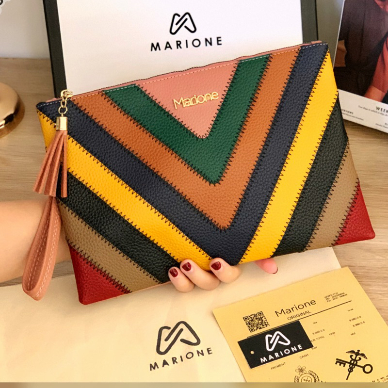 Marione - Clutch Aang FREE BOX gets 2 premium Quality straps | Shopee ...