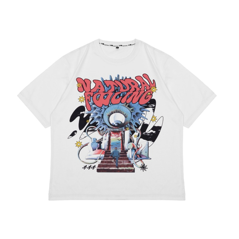 Rzq ACTIVE / Oversized T-Shirt / Natural Fooling / Boxy Fit / White ...