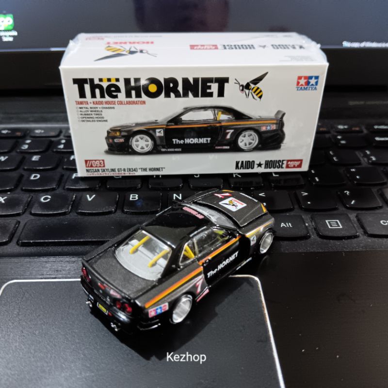 Mini GT KHMG093 LOOSE KAIDO NISSAN SKYLINE GTR R34 TAMIYA "THE HORNET ...