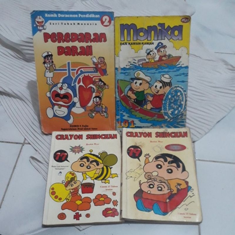 Doraemon COMICS, MONIKA, AND SHINCHAN CRAYON | Shopee Malaysia