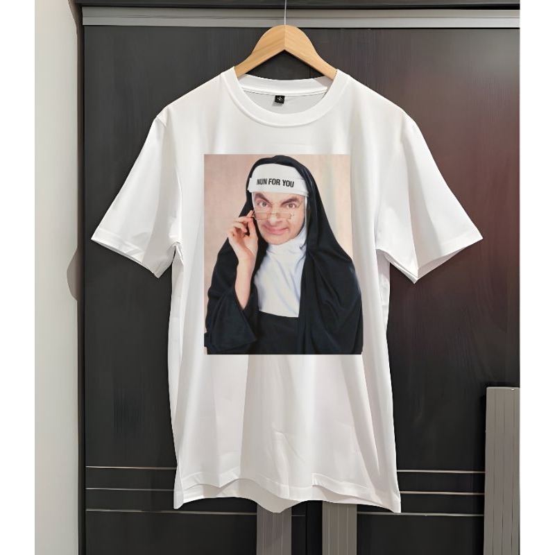 Vintage MR BEAN THE NUN T-SHIRT | Shopee Malaysia