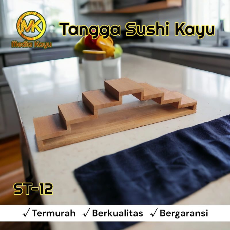 KAYU Sushi ladder, wooden stacking rack, wooden display, wooden tray ...