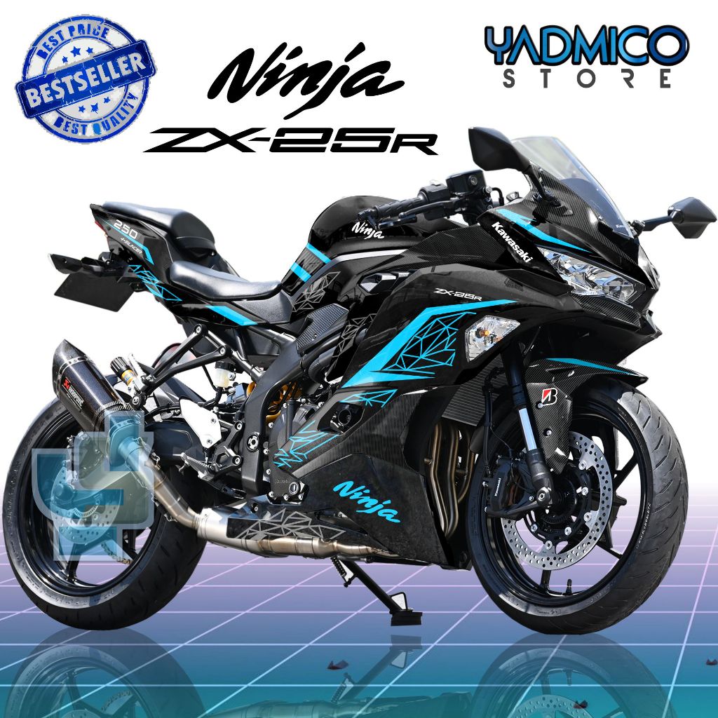 Ninja ZX25R Full Body Decal / Kawasaki ZX 25R Full Body Sticker / Ninja ...