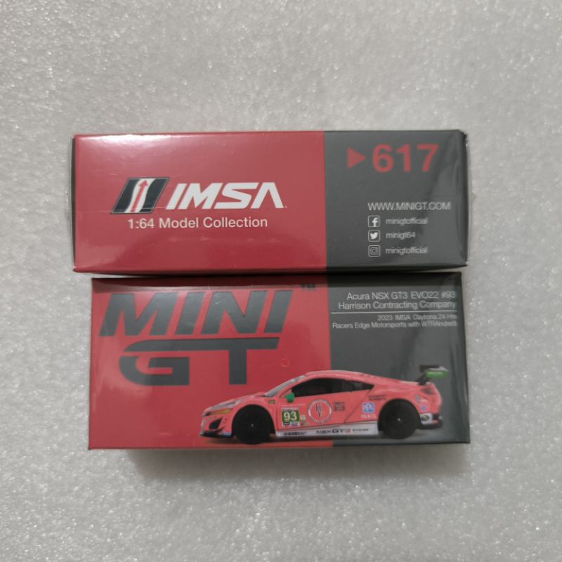 Mini GT 617 HONDA ACURA NSX GT3 EVO 22 93 - WTR RACERS EDGE MOTORSPORTS ...