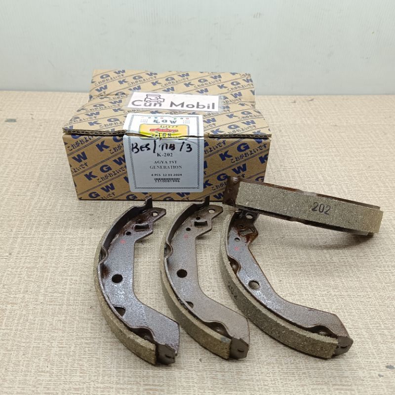 Brake Shoe Rear Brake Shoe Agya Ayla KGW K202 K 202 Rear Brake Shoe ...