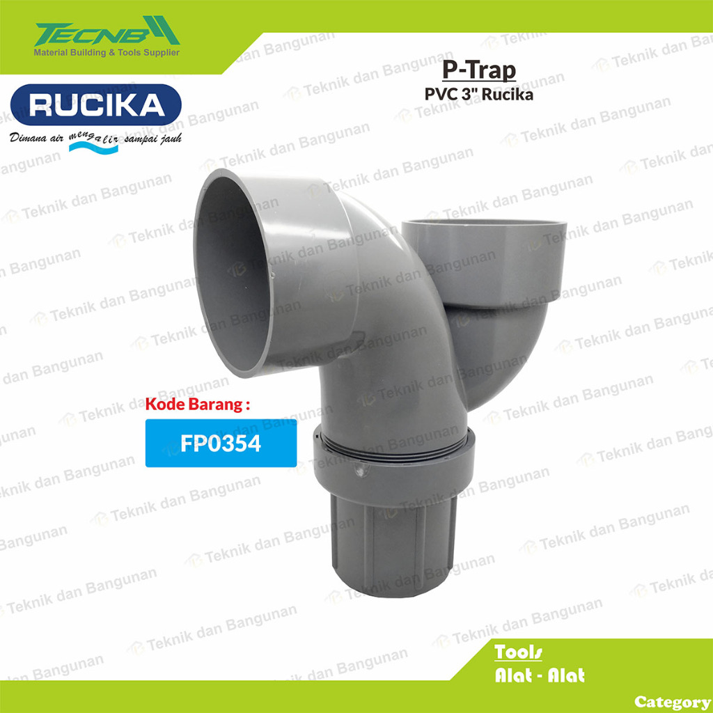 P Trap Fitting PVC Pipe Connection Goose Neck Gulu Many Rucika 3 inches ...
