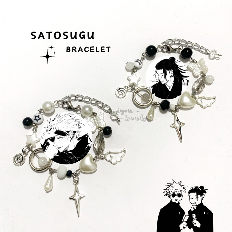 Satosugu jujutsu kaisen inspired bracelets | Gojo satoru x geto suguru ...